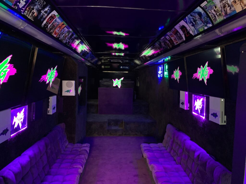 MXG Gaming Bus Rental - Mobile Extreme Gaming